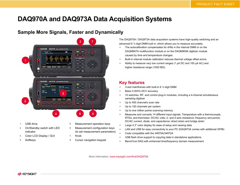 Daq970a And Daq973a Data Acquisition Systems Pdf Asset Page Keysight